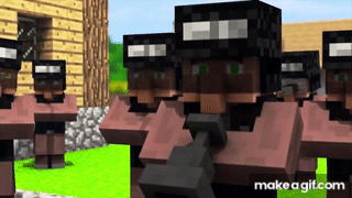 Villager News 3 (Minecraft Animation) on Make a GIF