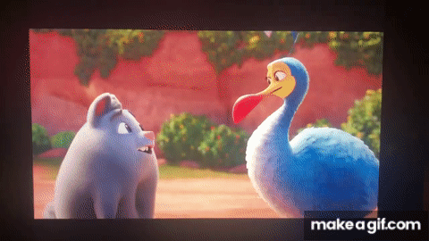 Extinct(2021): Ed and Dottie kiss on Make a GIF