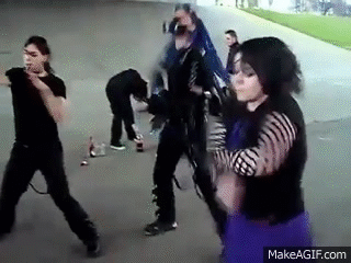 Goth Underpass Rave on Make a GIF