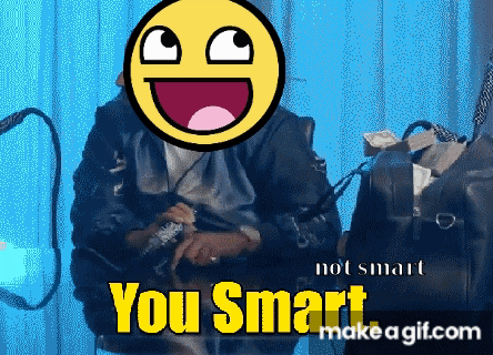 not smart at all on Make a GIF
