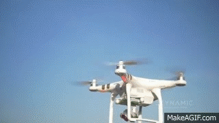 DJI Phantom 3 Test Flight Through Mountains on Make a GIF