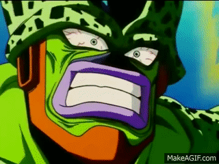 Dragon Ball Z - Cell Self Destruct Inflation on Make a GIF