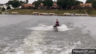 Wake board Fail 2 on Make a GIF
