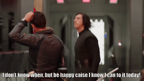 Kylo Ren / Ben Solo | Behind The Scenes History on Make a GIF
