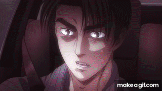 Initial D Legend 2 - AE86 vs EG6 [EUROBEAT] on Make a GIF
