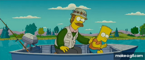 The Simpsons Movie | Ned Flanders pats Bart on the Back on Make a GIF