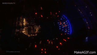 LIVE - Samra - Miracle (Azerbaijan) at the Grand Final on Make a GIF