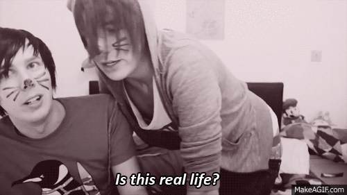 is this real life? on Make a GIF