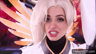 [ASMR] Mercy Roleplay - Welcome to Overwatch, New Hero! on Make a GIF