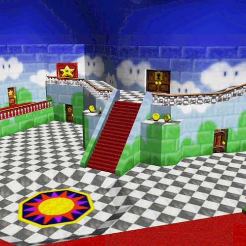 nintendometro:Scenery: Inside Peach’s castle, from ‘Super Mario... on ...
