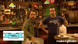 It's Always Sunny in Philadelphia - Fight Milk on Make a GIF
