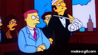 Iam not a clumsy waiter the Simpsons on Make a GIF