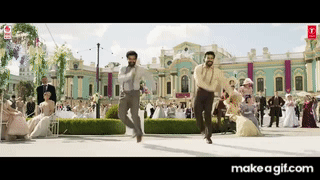 Naatu Naatu Full Video Song (Telugu) [4K] | RRR | NTR,Ram Charan | MM ...