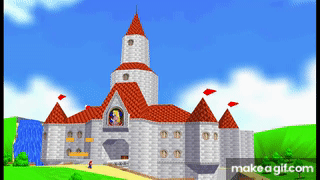 VGW: Super Mario 64 Castle 4K Video Wallpaper on Make a GIF