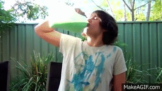 Vomit Everywhere - 3L Milk Challenge on Make a GIF