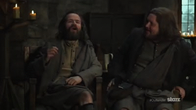 Outlander | Rupert & Angus Go Through the Stones | STARZ on Make a GIF