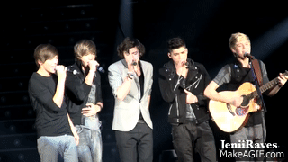 One Direction Singing Gif