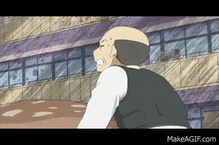 Nichijou - Principal v. Deer on Make a GIF