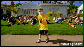 Dancing mask kid - AAF on Make a GIF