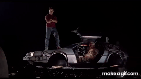 Back To The Future Delorean Gif