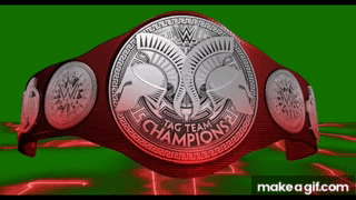 green raw tag team championship on Make a GIF