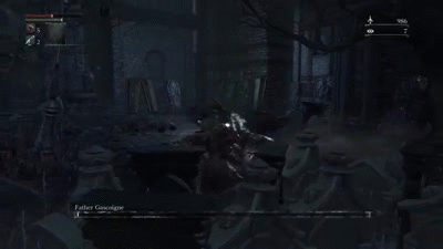 Bloodborne: Cutscenes & Bosses 04 - Father Gascoigne on Make a GIF