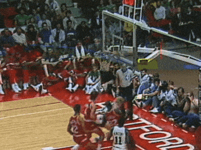 '80s & '90s NBA Gifs — Larry Bird’s behind the backboard shot – 1986 ...