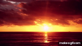 Awesome Time Lapse Video of Ocean Sunrise to Sunset 1080p on Make a GIF