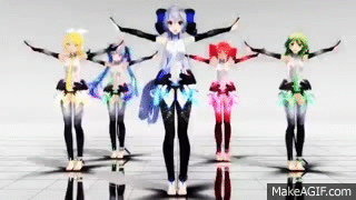 MMD TDA Carry Me Off! (No Cam) on Make a GIF