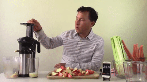Best Low Cost Compact Vertical Cold Press Juicer on Make a GIF