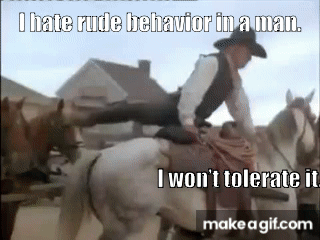Rude Behavior on Make a GIF