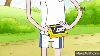 I Ran (So Far Away) - A Flock Of Seagulls (Regular Show) on Make a GIF