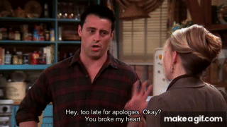 Friends - Joey and a social worker on Make a GIF