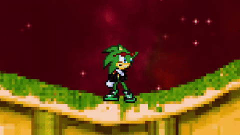 🎃Scourge VS Sonic.EXE (Sprite Animation) Part 1🎃 on Make a GIF