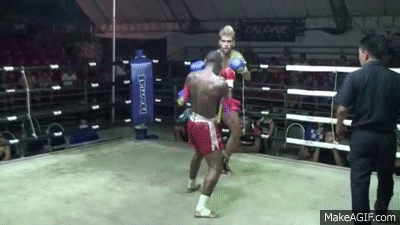 Aggressive Tactics - Pressing Forward with Punches on Make a GIF