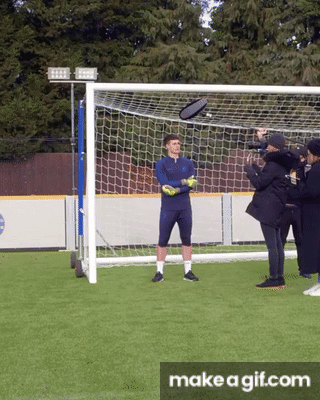 Just casual from Kepa Arrizabalaga! on Make a GIF