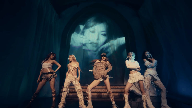 LE SSERAFIM (르세라핌) 'EASY' OFFICIAL MV on Make a GIF