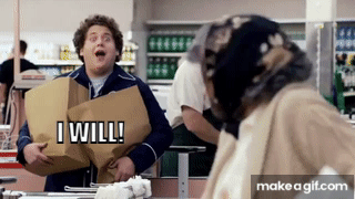 Superbad (4/10) Best Movie Quote - Seth Buys Alcohol (2007) on Make a GIF