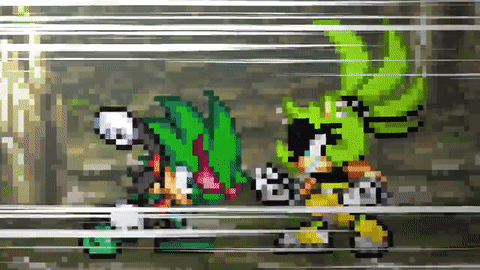 Scourge VS Surge (pivot sprite battle) on Make a GIF