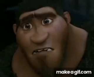 Grug Sad on Make a GIF