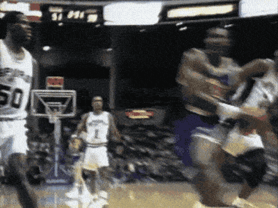 Rejection by David Robinson – 1991More 80s & 90s NBA gifs... on Make a GIF