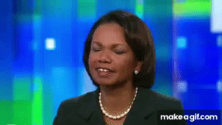 Condoleezza Rice on Make a GIF