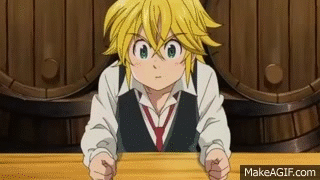 Nanatsu No Taizai - Poor Meliodas - Funny Moment on Make a GIF
