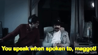 YOU SPEAK WHEN SPOKEN TO, MAGGOT (Jontron) on Make a GIF