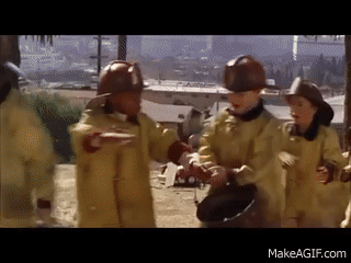 the little rascals - clubhouse on fire scene on Make a GIF