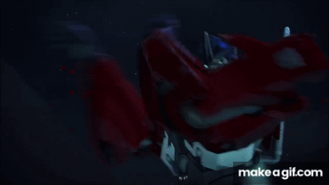 TFP: Optimus vs Megatron Star Saber Battle [720p] [HD] on Make a GIF