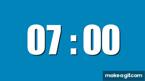7 Minute Timer on Make a GIF