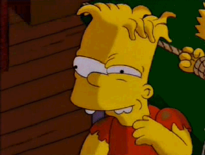 Simpsons GIFs, There, there, Hugo. I understand. All those years on ...