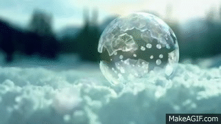 Sony 4K Ultra HD TV - Ice Bubbles in 4K on Make a GIF