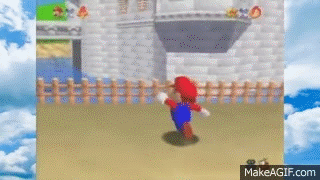 Super Mario 64 -- Part 1: The Adventure Begins! on Make a GIF